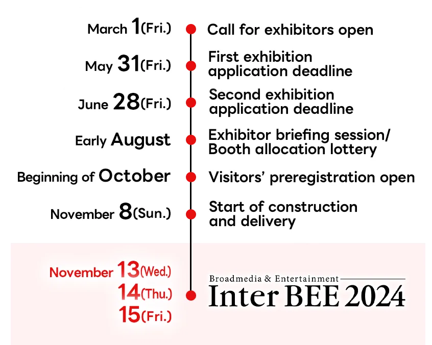 Inter BEE 2024｜The Comprehensive Media Exhibition for Content Business and Professionals